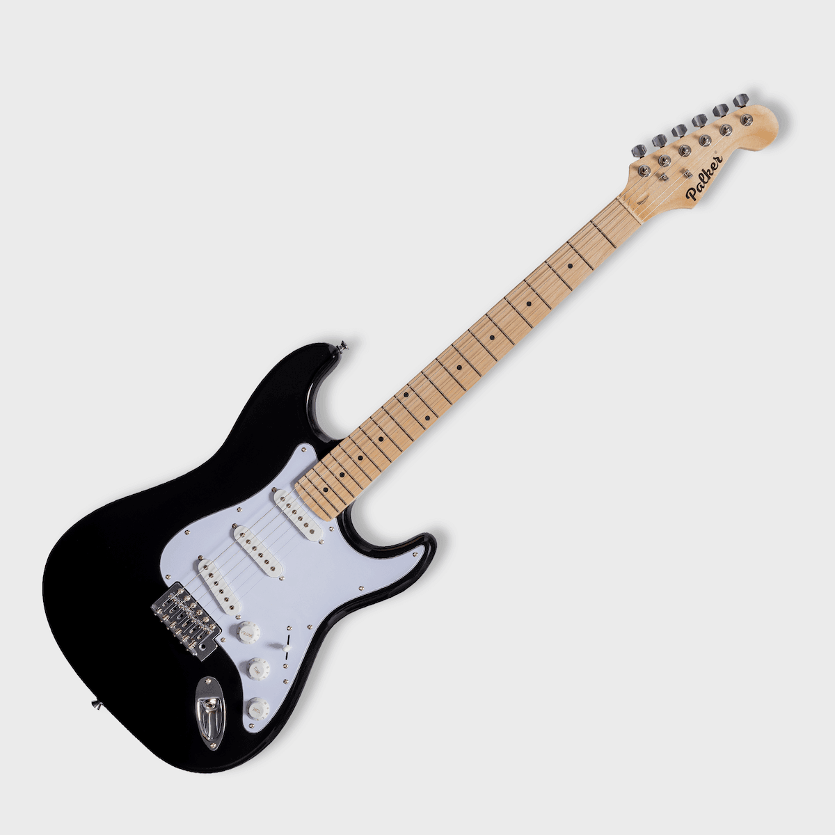Palker | Palker Premier Tremolo SSS электрогитара черного цвета с тремоло