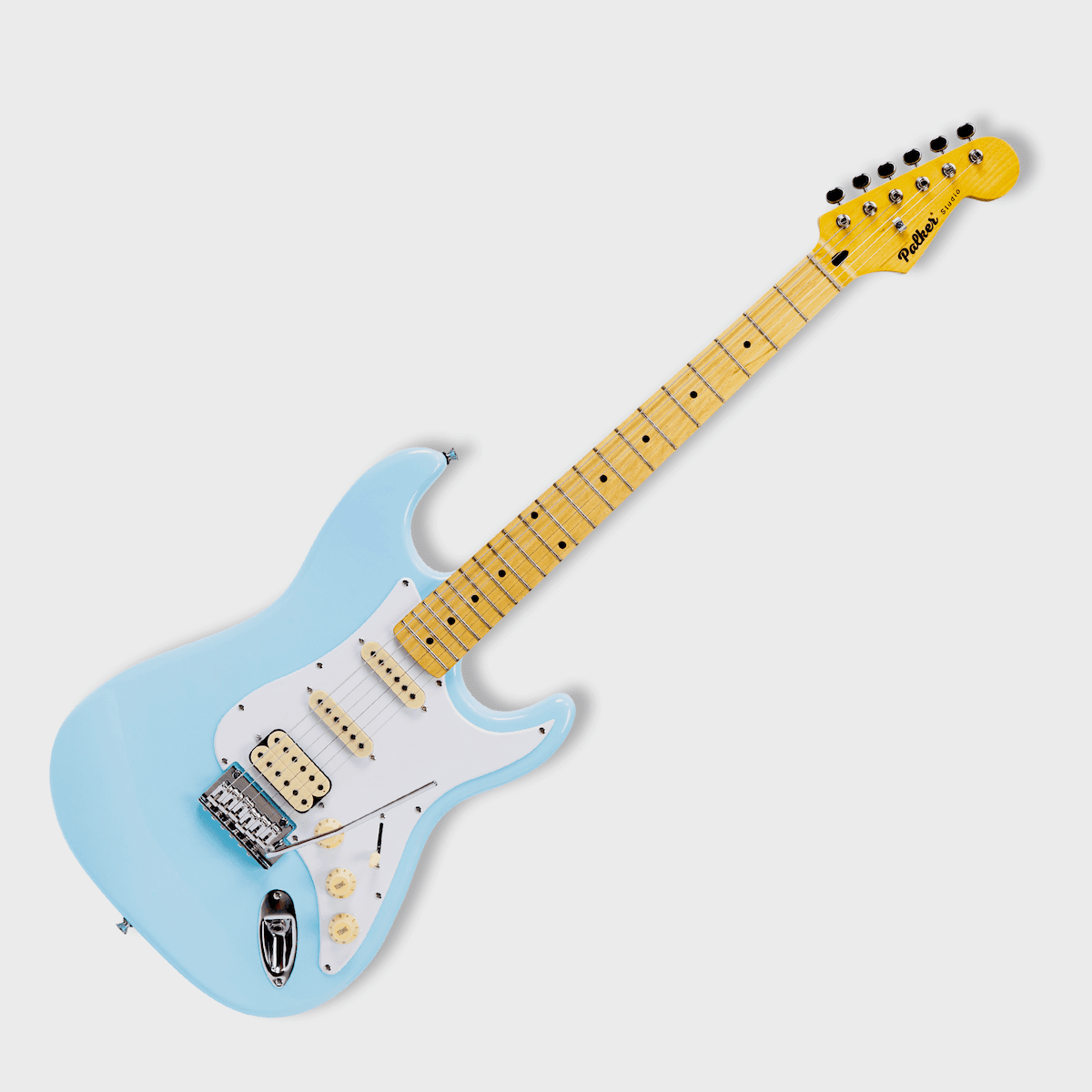 Palker | Palker Studio HSS Daphne Blue электрогитара бирюзового цвета